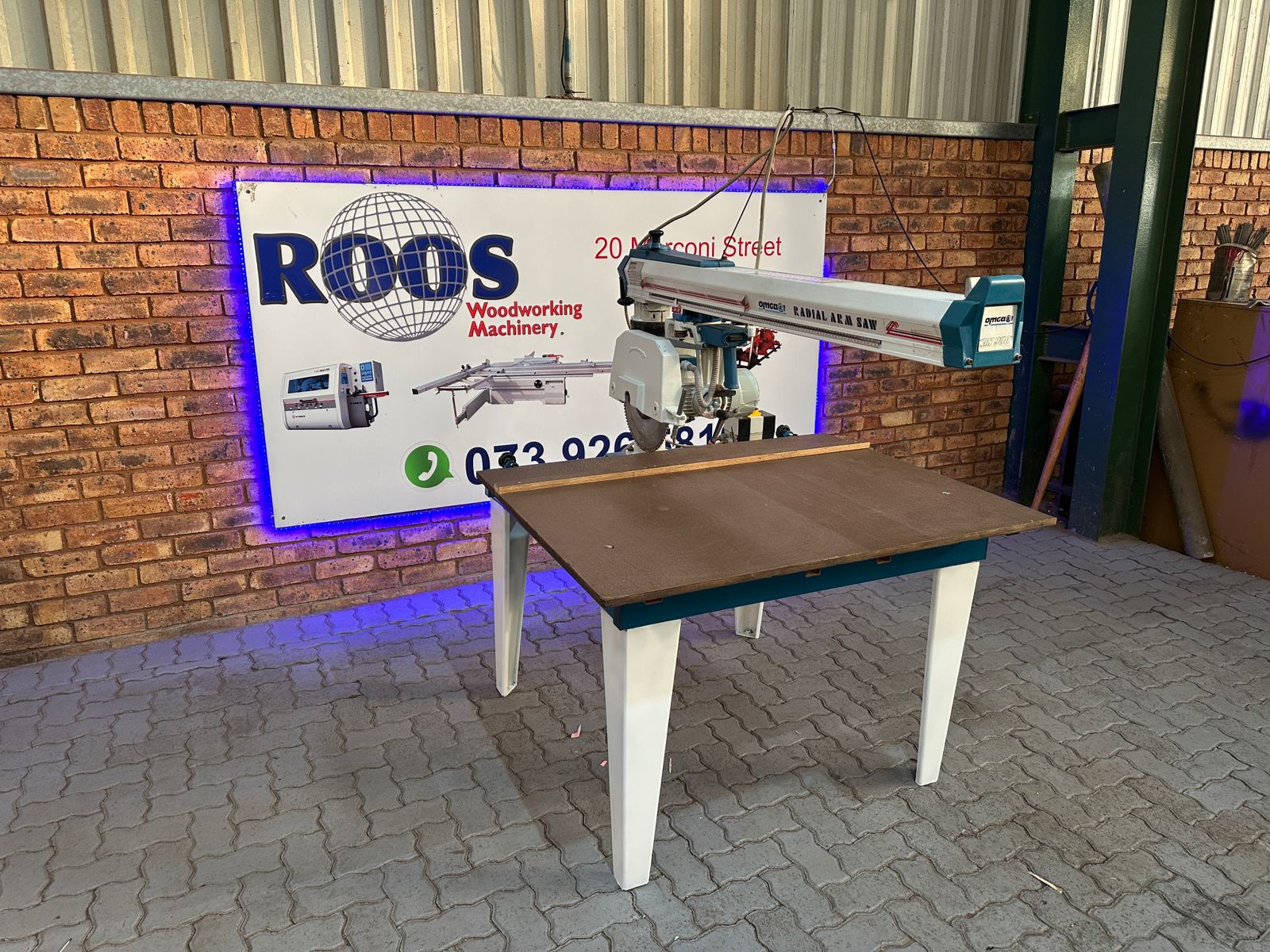 Radial arm saw machine - RoosWoodMac