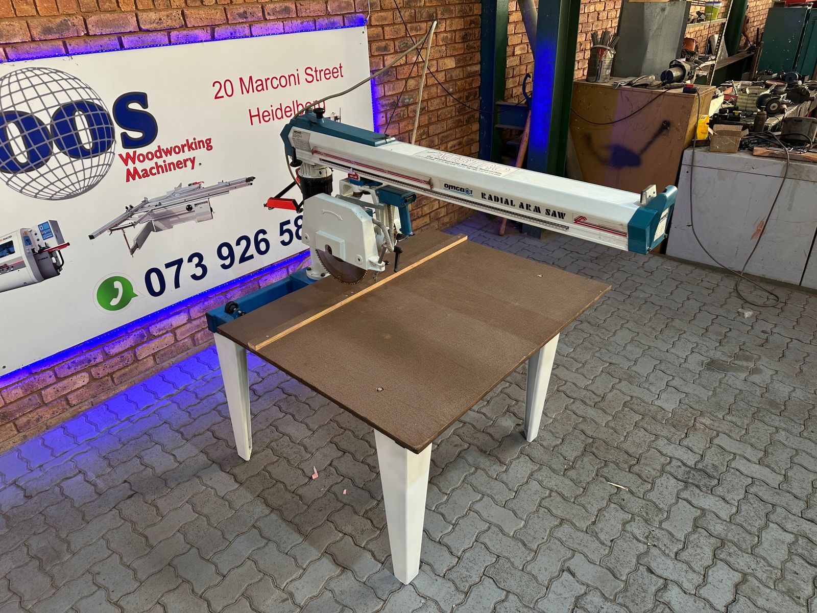 Radial arm saw machine - RoosWoodMac
