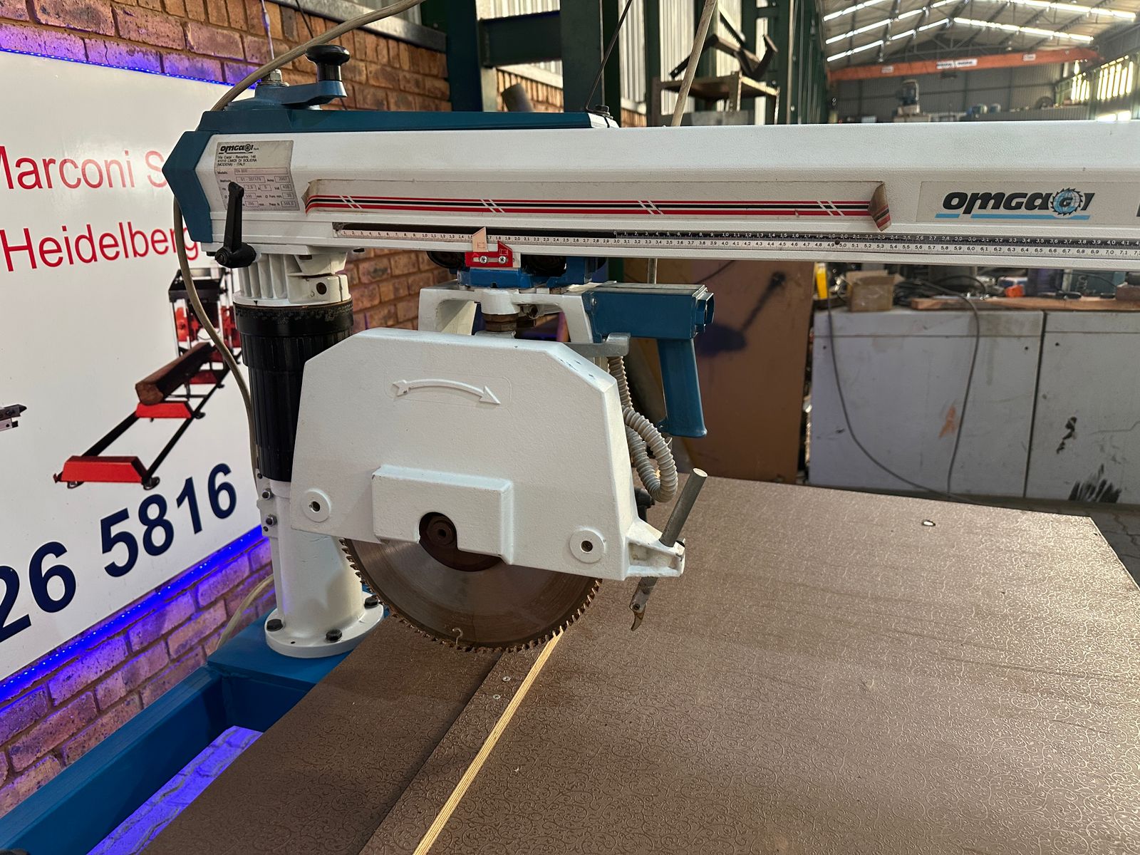 Radial arm saw machine - RoosWoodMac