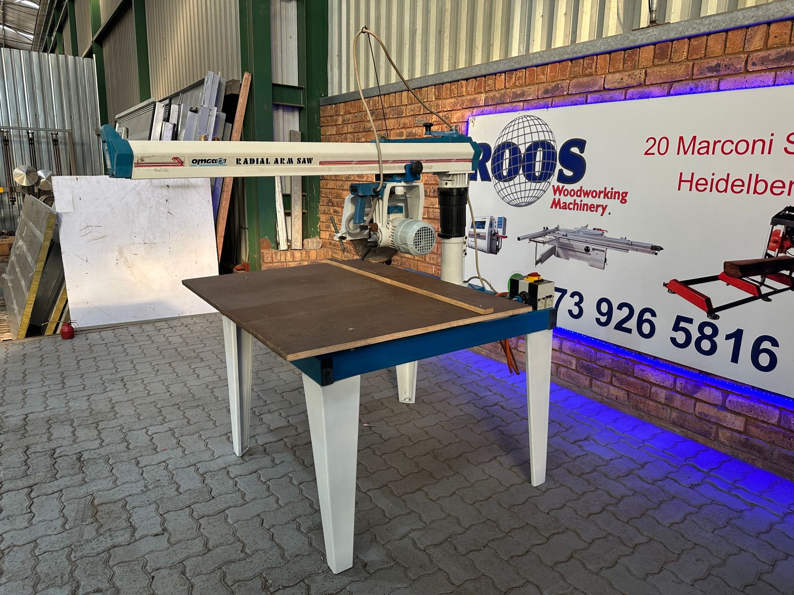 Radial arm saw machine - RoosWoodMac